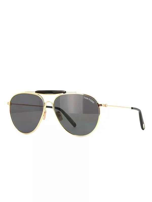 TOM FORD Pilot-frame Sunglasses - Gold