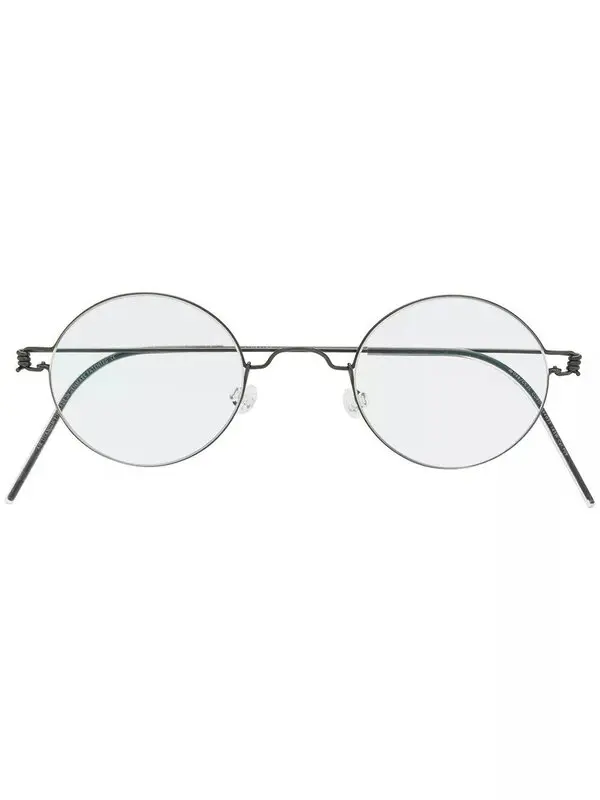 LINDBERG Corona Round Eyeglasses - Black