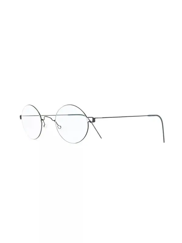 LINDBERG Corona Round Eyeglasses - Black