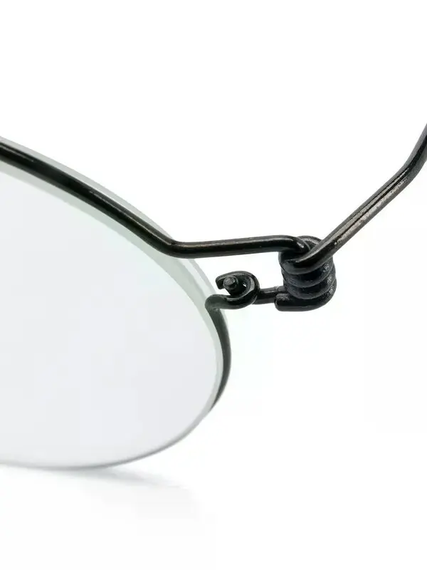 LINDBERG Corona Round Eyeglasses - Black
