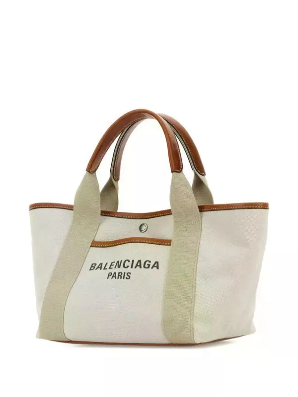 Balenciaga Biarritz Small Tote Bag - Neutrals