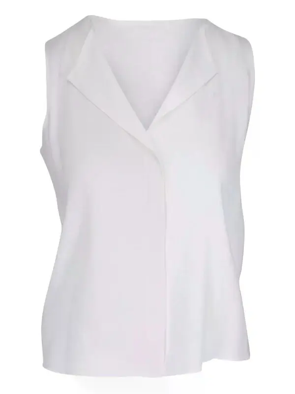 PETER COHEN Asymmetric-collar Sleeveless Top