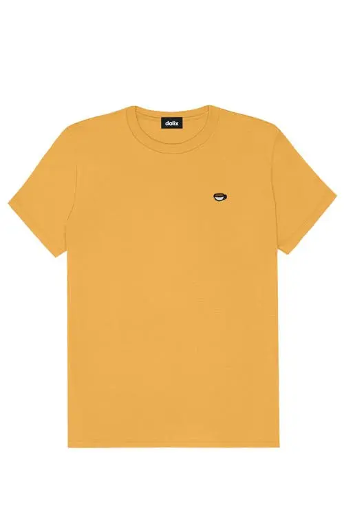 DALIX Jersey Crewneck Tee - Mustard