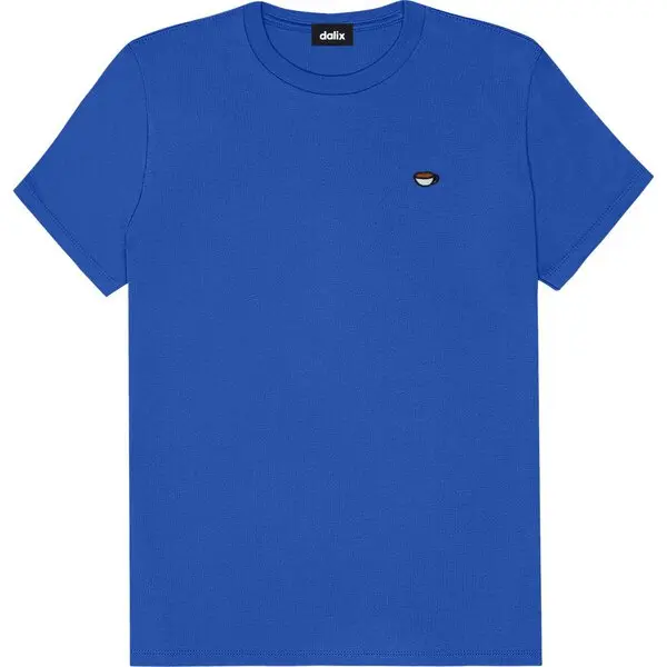 DALIX Lil Coffee Cup Jersey Tee - Royal Blue