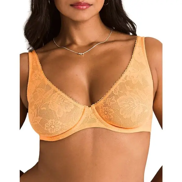 ADORE ME Winona Unlined Full Coverage Bra - Medium Orange