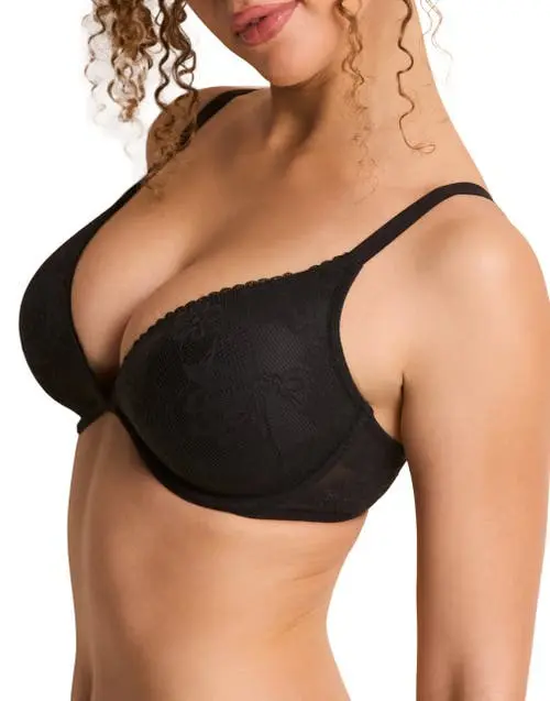 ADORE ME Maren Push Up Plunge Bra - Black