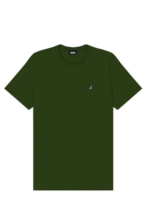 DALIX Pigeon Jersey Tee - Olive