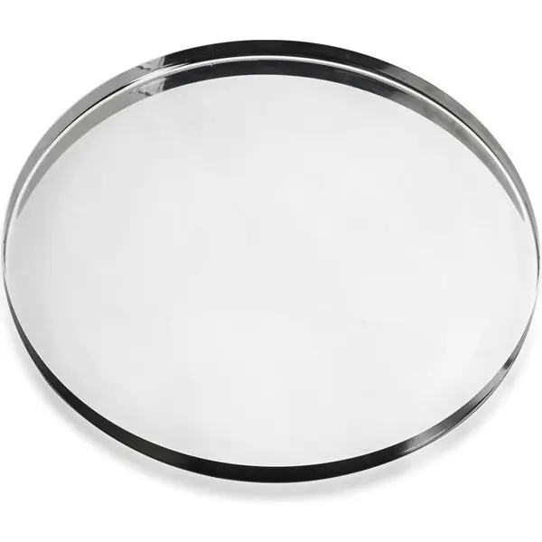 MEPRA Stile Pininfarina Round Tray - Silver - 13''
