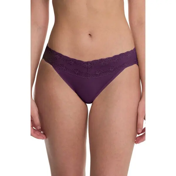 Natori Bliss Perfection French Cut Briefs - Fig Jam