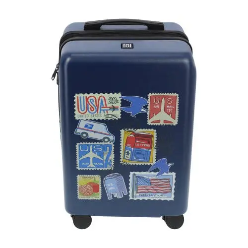 FUL Usps 22.5" Carry-on Luggage - Blue