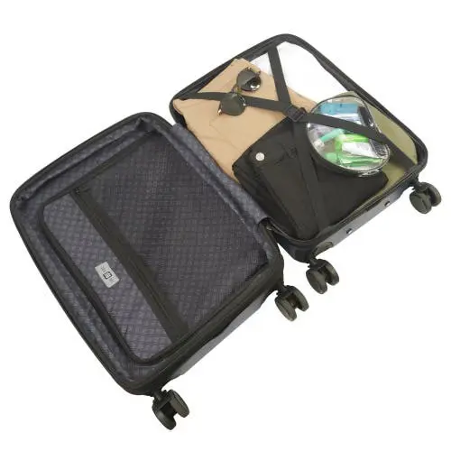 FUL Revolution 22.5" Carry-on Luggage - Blue