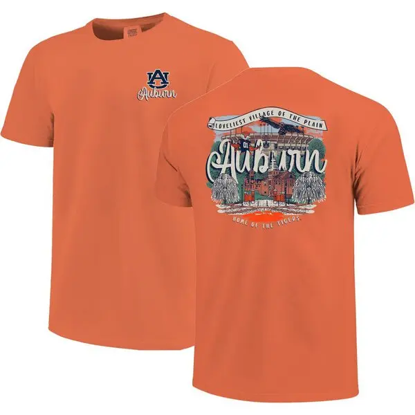 IMAGE ONE Auburn Tigers Campus Scene Graphic T-shirt