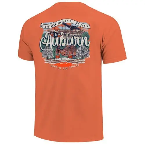 IMAGE ONE Auburn Tigers Campus Scene Graphic T-shirt