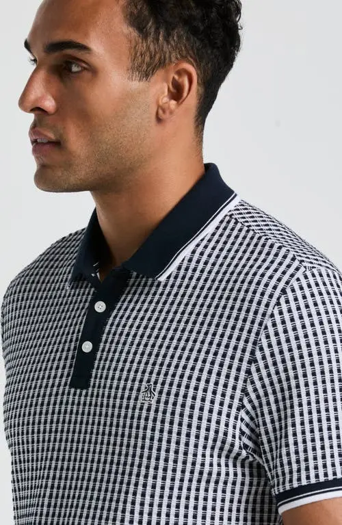 ORIGINAL PENGUIN Jacquard Check Polo