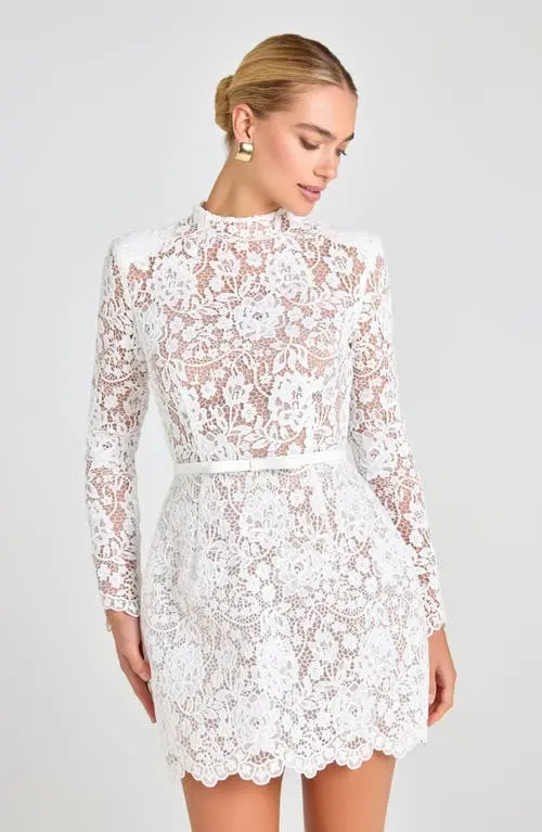 cream colored lace wedding dresses Gorgeous Ivory Mermaid Off-the-Shoulder Lace Wedding Dresses, MW587 main image 1