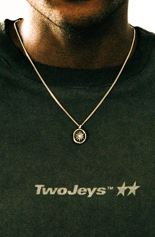 TWOJEYS Day & Night Sterling Pendant Necklace