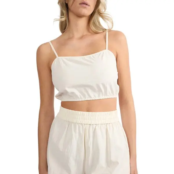 VIENS AVEC MOI The Everyday Mini Top - Cream