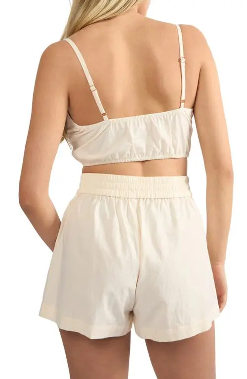 VIENS AVEC MOI The Everyday Mini Top - Cream
