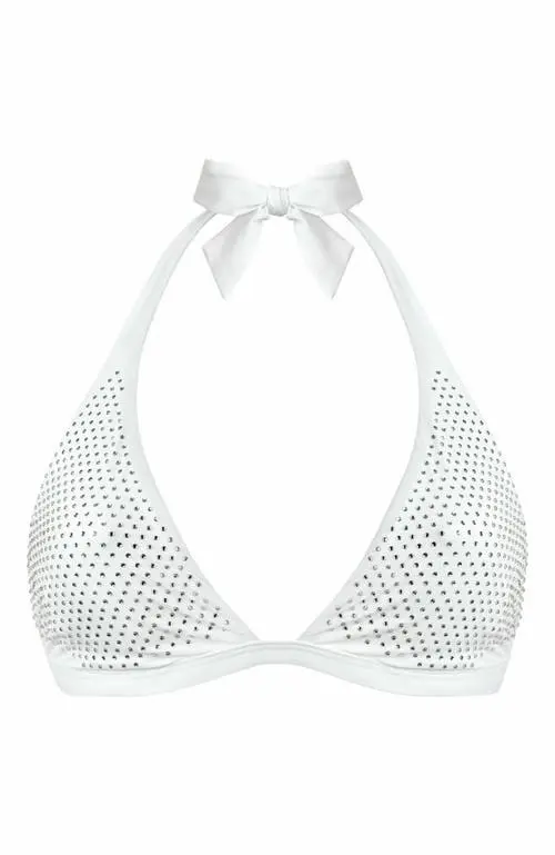 Vilebrequin Embellished Halterneck Bikini Top