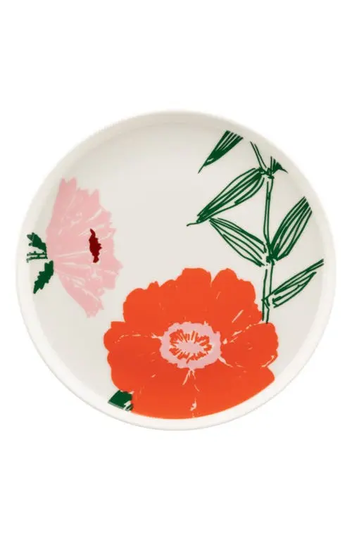 Marimekko Puutarhakutsut Salad Plate - White