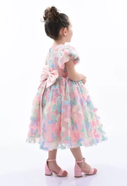 MIMI TUTU Daisy Dress - Peach Pink