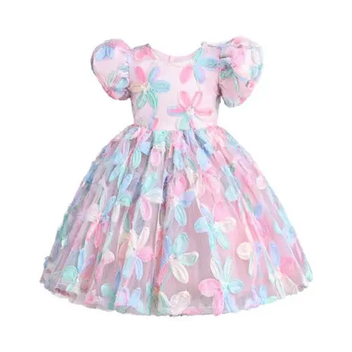 MIMI TUTU Daisy Dress - Peach Pink