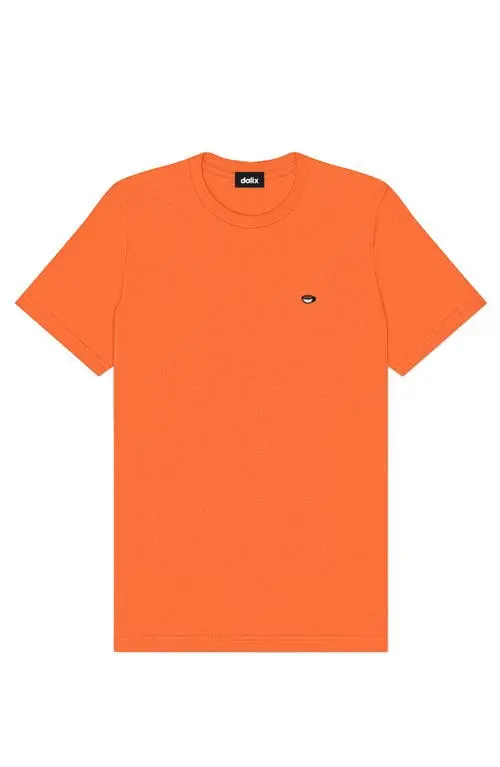 DALIX Lil Coffee Jersey Tee - Orange