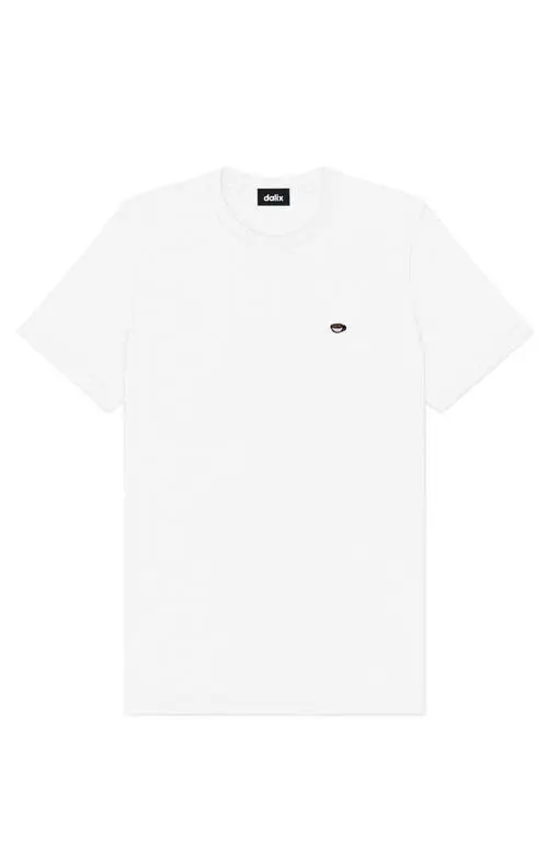 DALIX Lil Coffee Jersey Tee - White