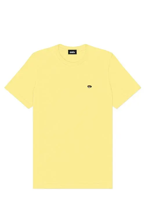 DALIX Lil Coffee Jersey Tee - Yellow