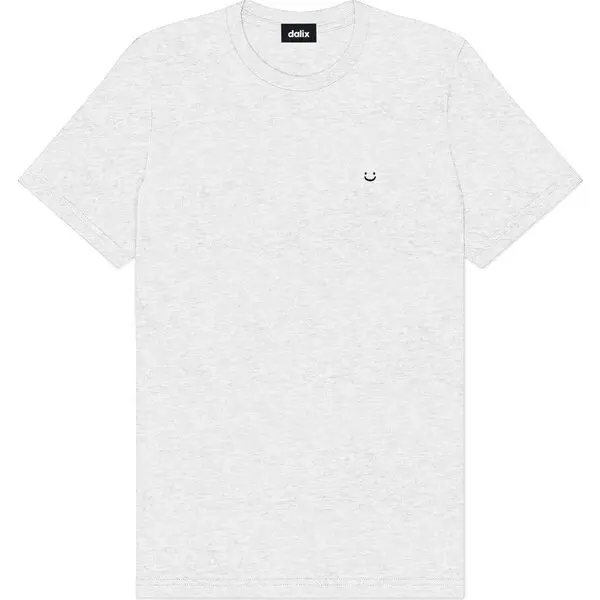 DALIX Lil Smile Jersey Tee - Ash Gray