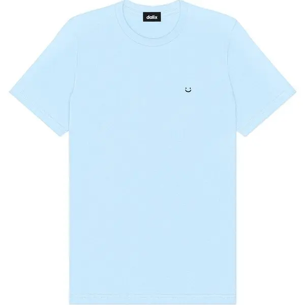 DALIX Lil Smile Jersey Tee - Baby Blue