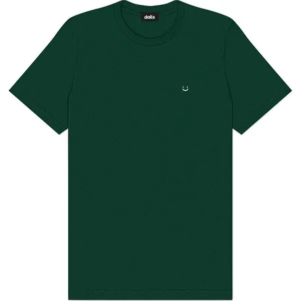 DALIX Lil Smile Jersey Tee - Forest Green