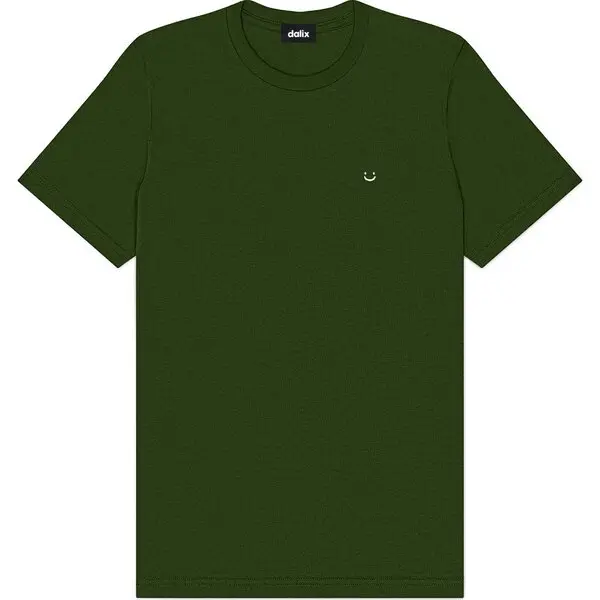 DALIX Lil Smile Jersey Tee - Olive