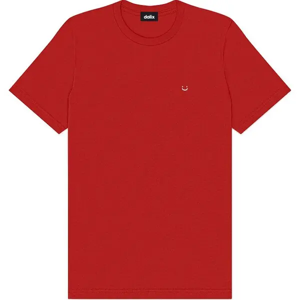 DALIX Lil Smile Jersey Tee - Red