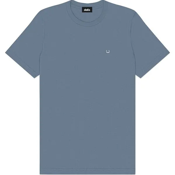 DALIX Lil Smile Jersey Tee - Slate Gray