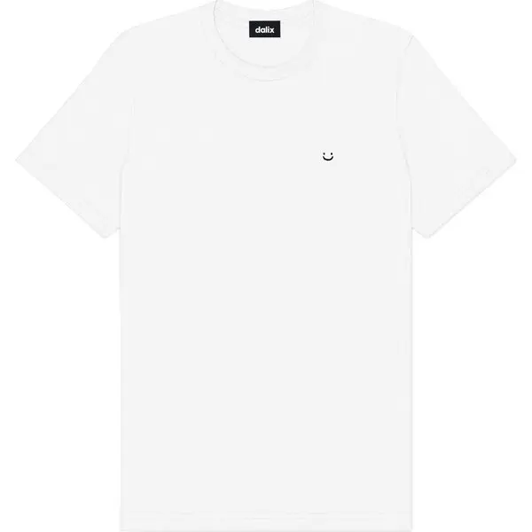 DALIX Lil Smile Jersey Tee - White