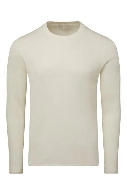 Onia Kevin Crewneck Linen Sweater - White