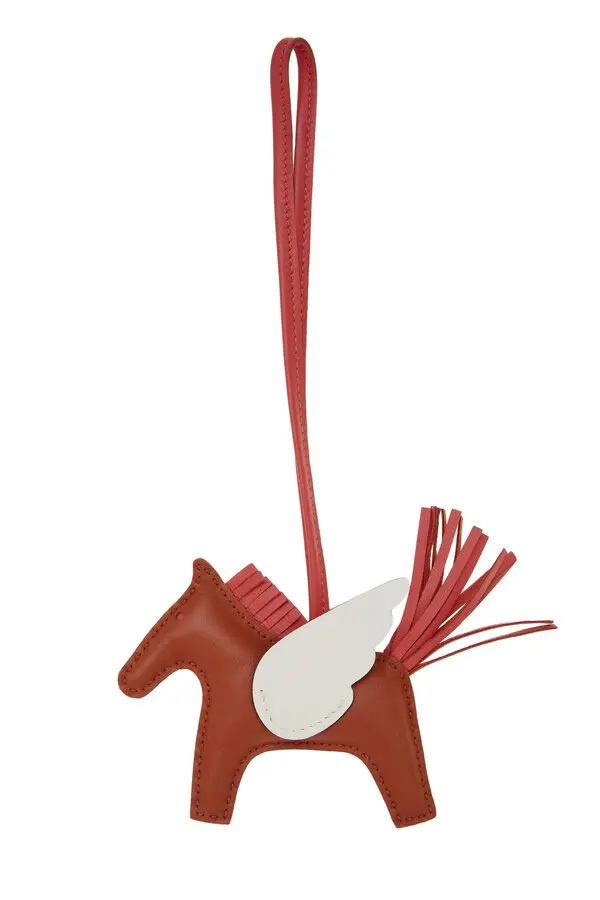 Hermès Lambskin Rodeo Pegase Bag Charm