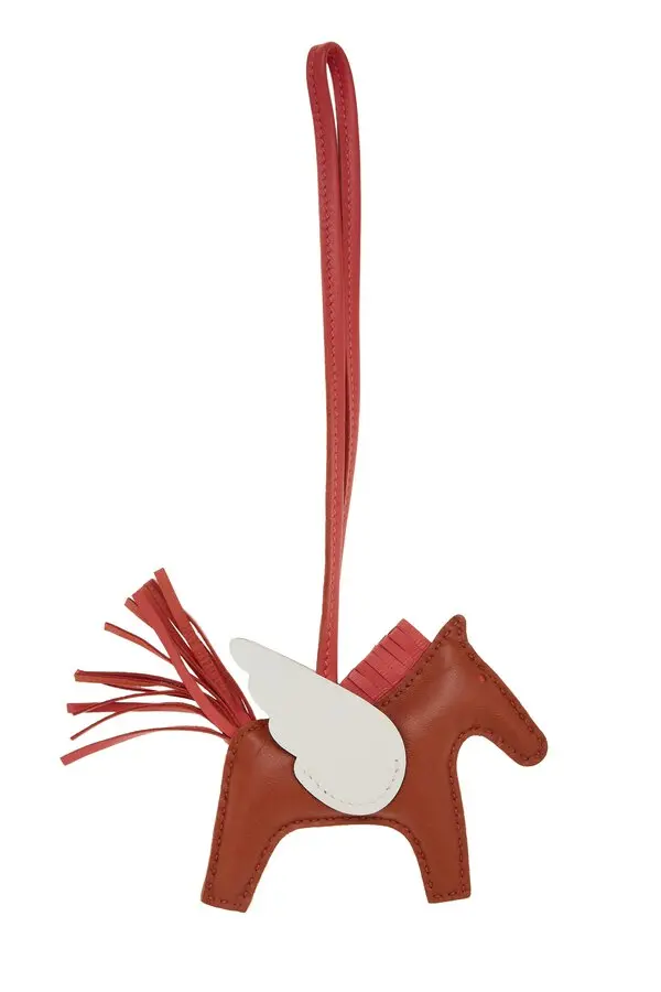 Hermès Lambskin Rodeo Pegase Bag Charm