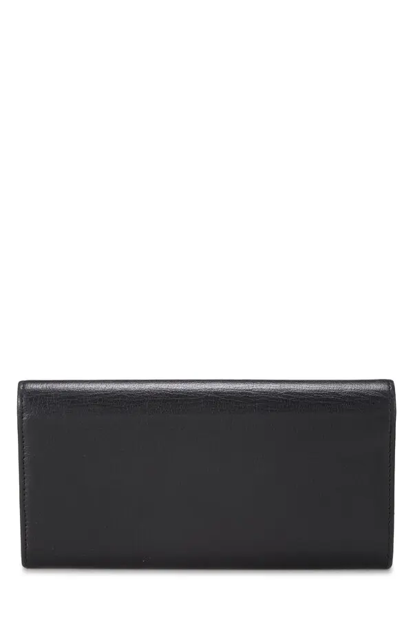 Chanel Embossed Camellia Calfskin Wallet