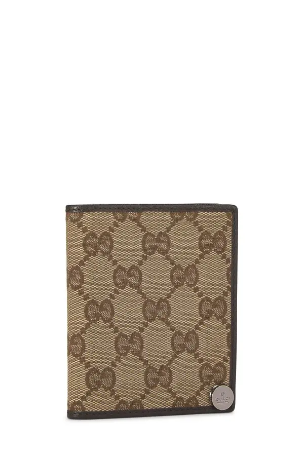 Gucci Gg Canvas Card Holder