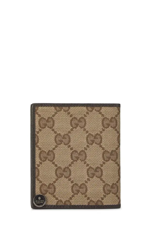 Gucci Gg Canvas Card Holder