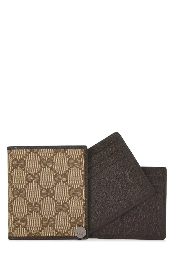 Gucci Gg Canvas Card Holder