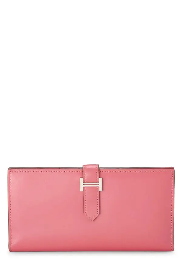 Hermès Tadelakt Bearn Wallet - Rose Lipstick