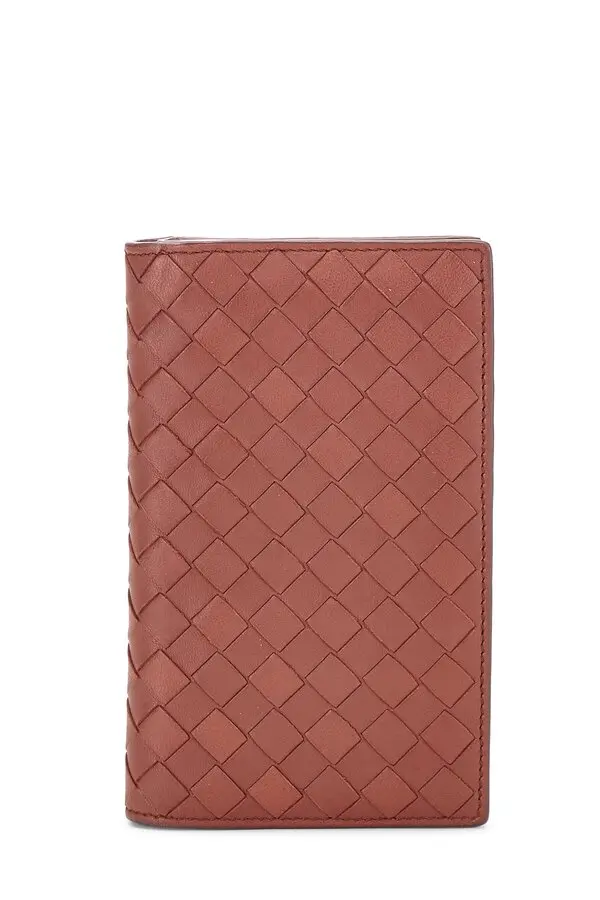 Bottega Veneta Intrecciato Compact Wallet - Brown