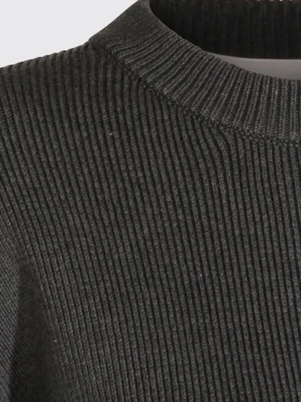 GOLDEN GOOSE Relaxed Fit Cotton-blend Crewneck Jumper With Rear Logo
