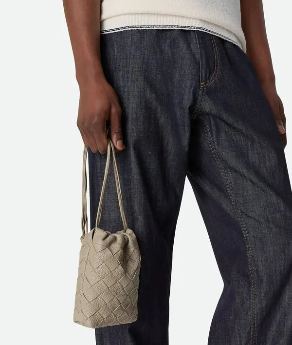 Bottega Veneta Vertical Dustbag - Limestone