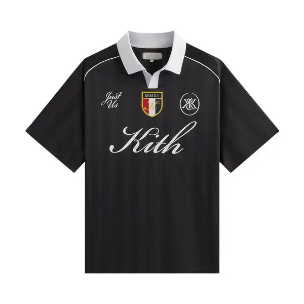 Kith Shadow Stripe Marcel Soccer Top - Black