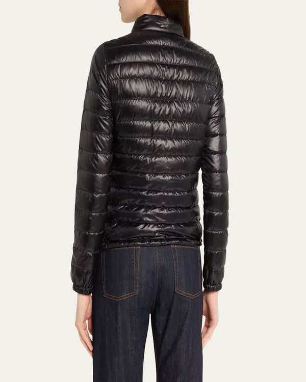 Herno Shiny Nylon Short Down Jacket