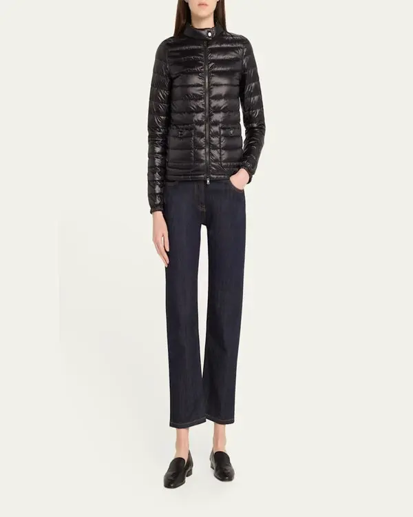 Herno Shiny Nylon Short Down Jacket